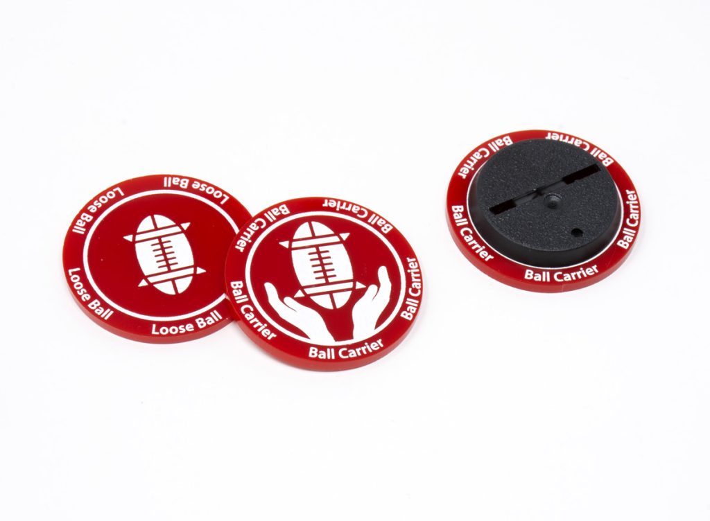 Double Sided Loose Ball/Ball Carrier Token Compatible With Blood Bowl ...