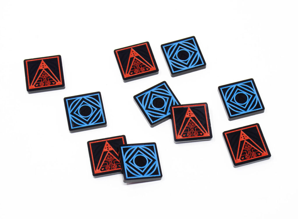 Control Acrylic Token Set (Double Sided - Jedi/Sith Holocron Design ...