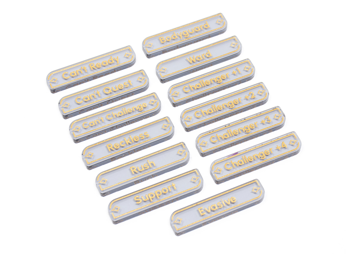 All KEYWORD tokens compatible with Lorcana TCG - LaserGaming