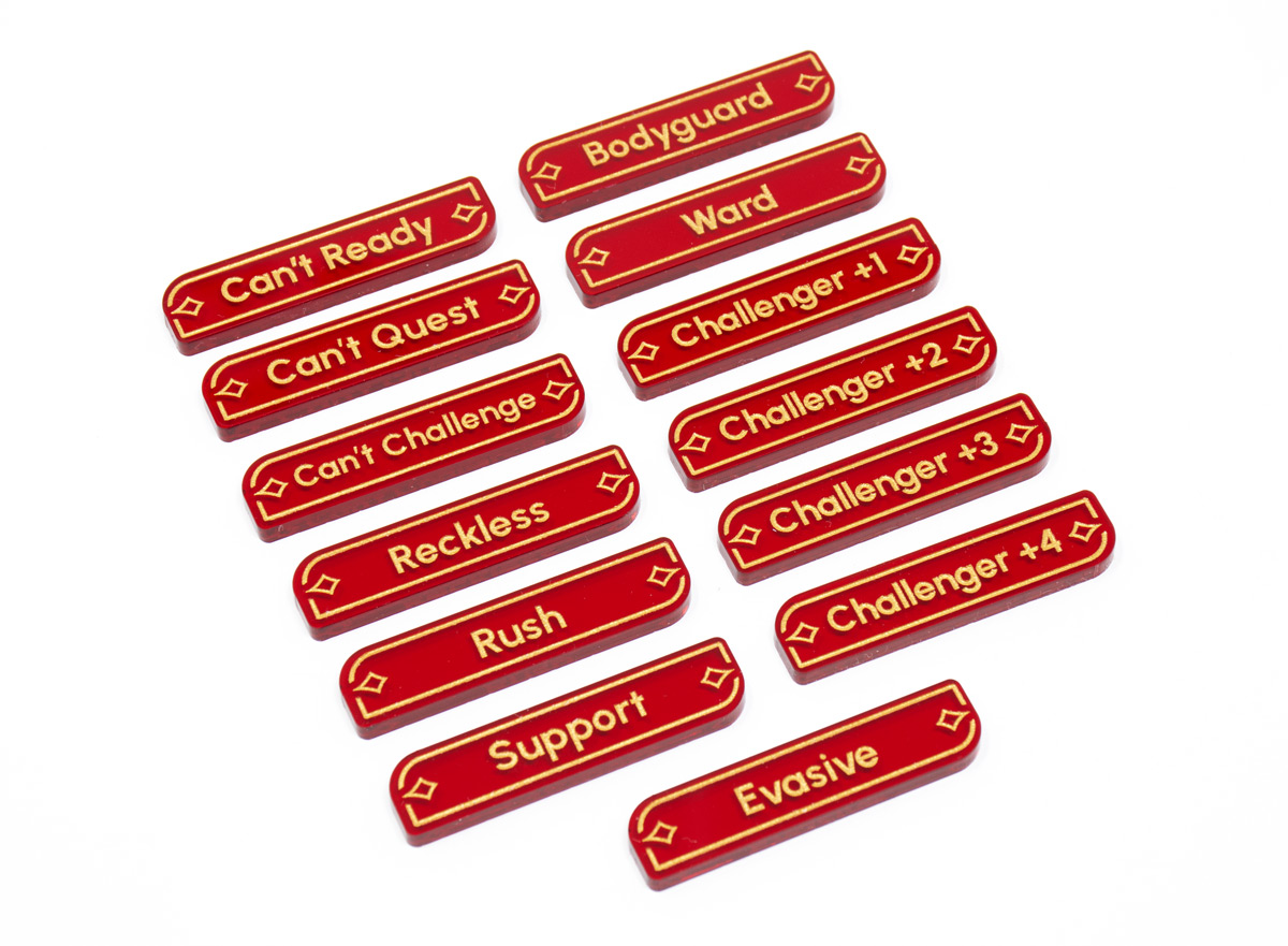 All KEYWORD tokens compatible with Lorcana TCG - LaserGaming